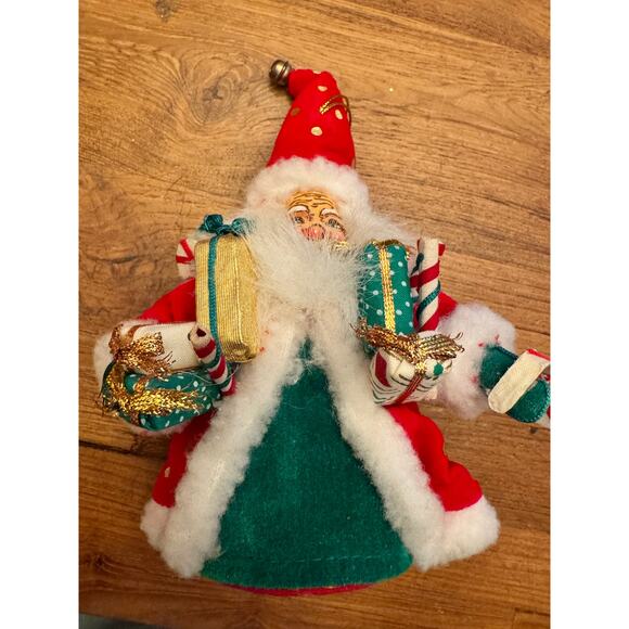 Vintage | Holiday | Vintage Old English Santa Clause Felt Plush 7 ...